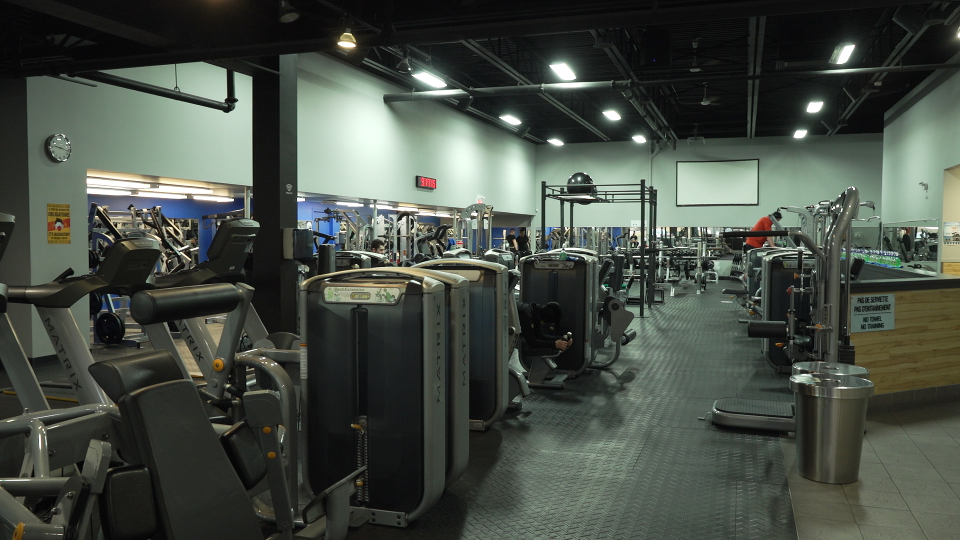 Reportage : Le Gym Lachute rouvre en zone rouge - TVC d’Argenteuil