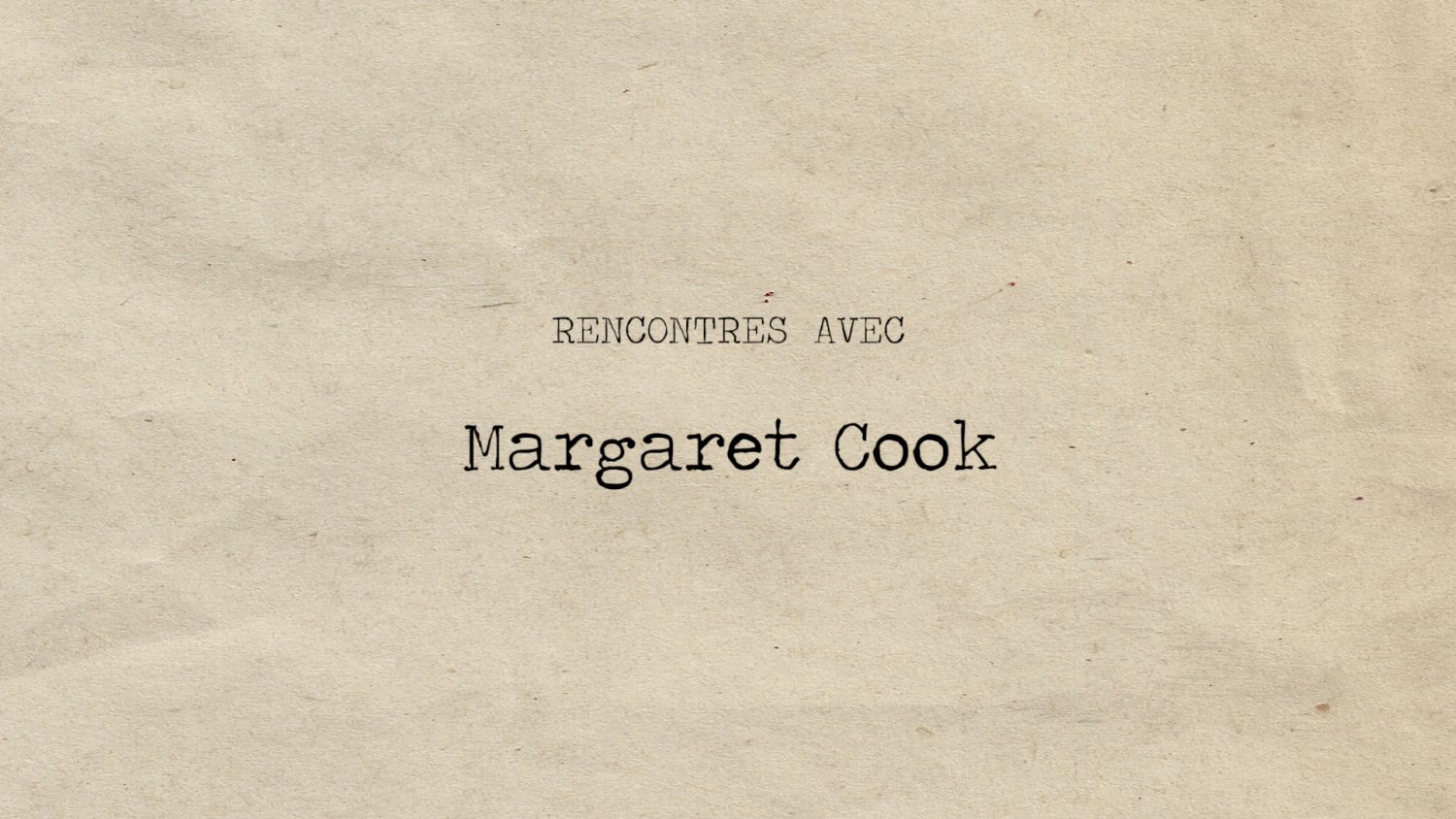 Rencontres avec Margaret Cook - TVC d’Argenteuil